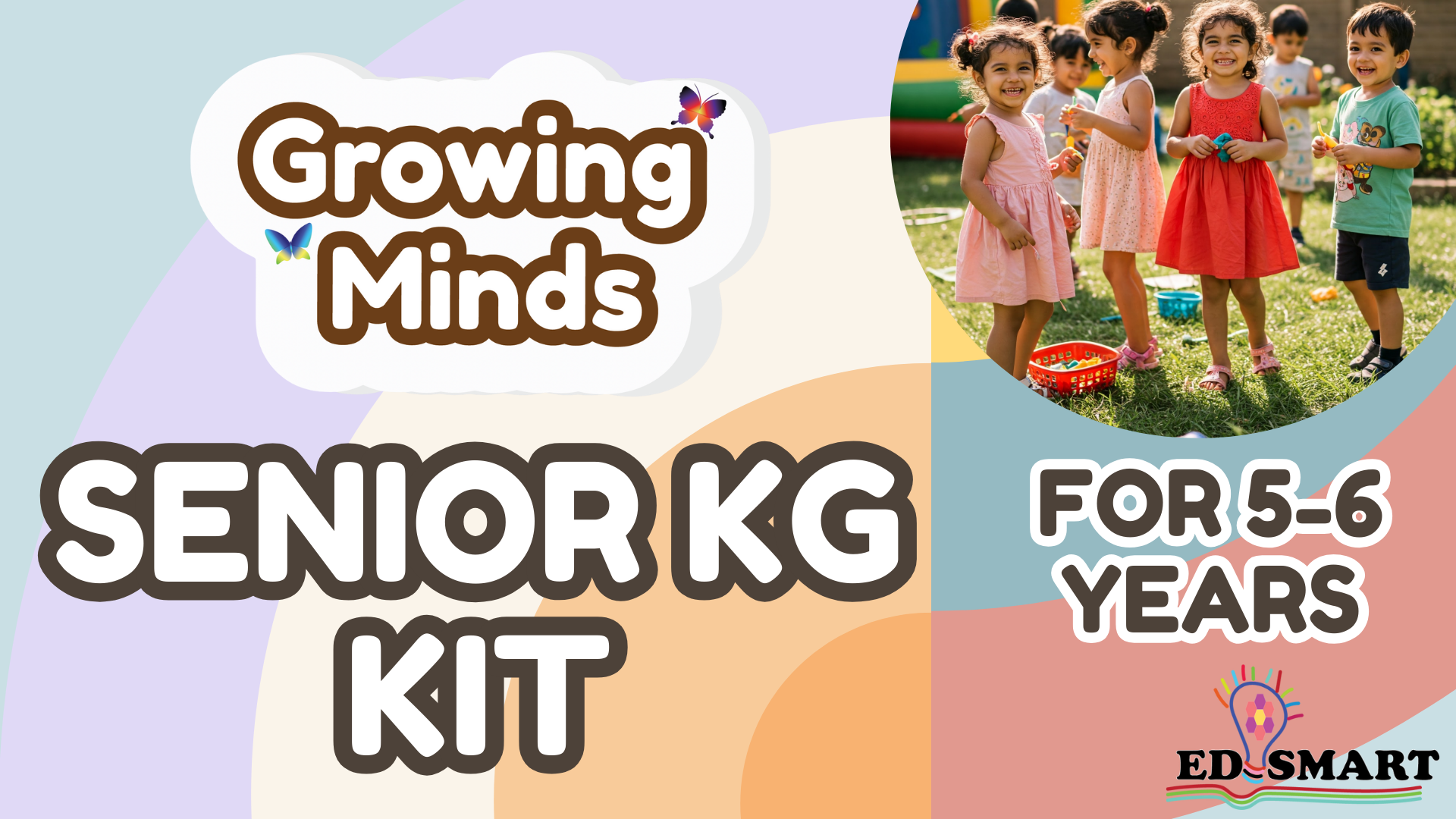 Edsmart Senior KG /LKG Growing Minds Pre-primary Kit: Course Books ...