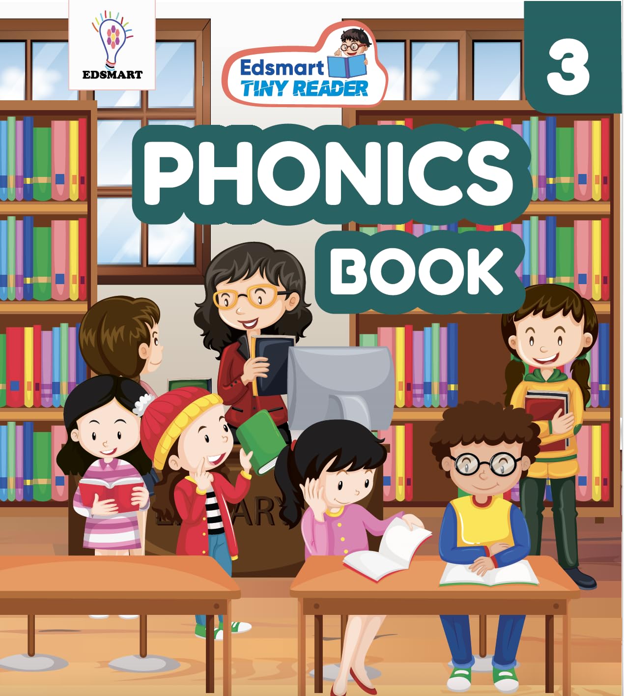 Edsmart Tiny Reader Phonics book 3, teaches short & long Vowel sounds ...