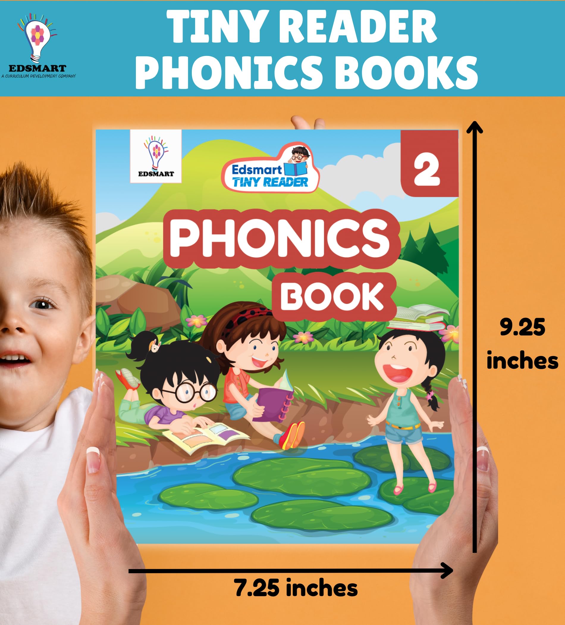 Edsmart Tiny Reader English phonics book, phonics reader level 2, Vowel ...