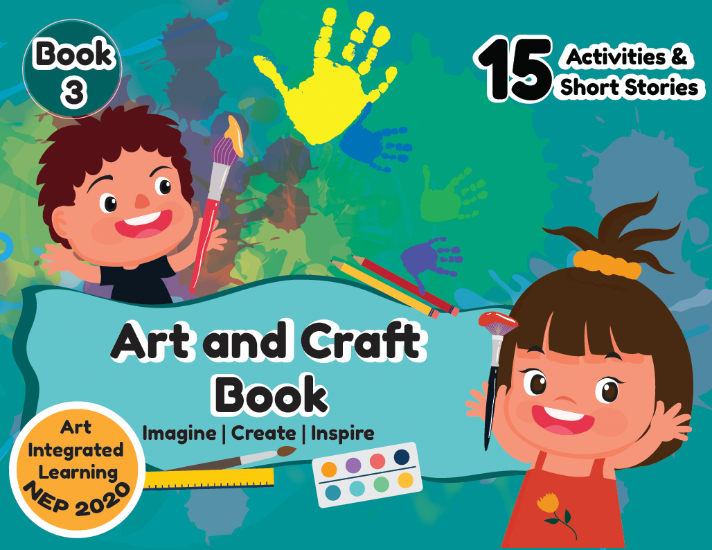 Edsmart Art and craft book for kids with Stories | NEP 2020 Art ...
