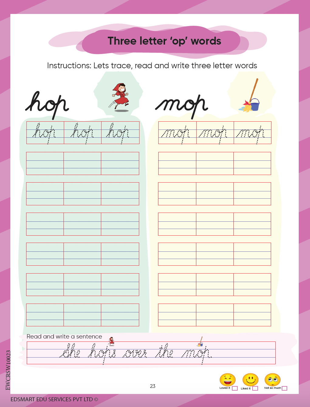 Edsmart Cursive Word Writing Book for 3+ years , copywriting cursive ...