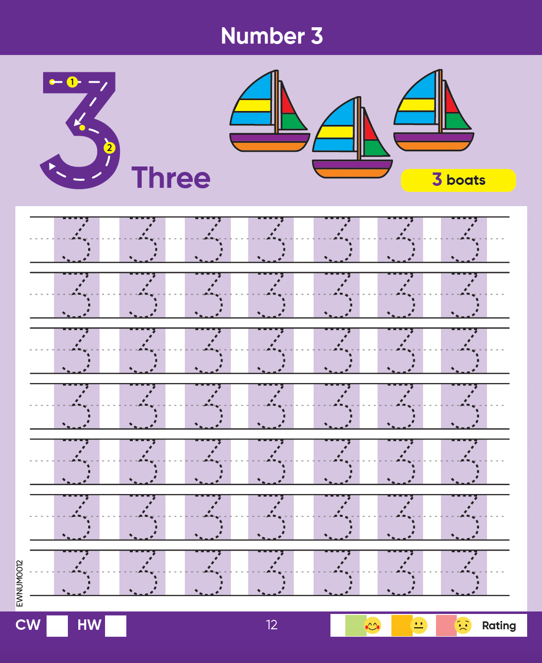 Edsmart Number Writing Book for Early Numeracy - Number writing 1-20 ...