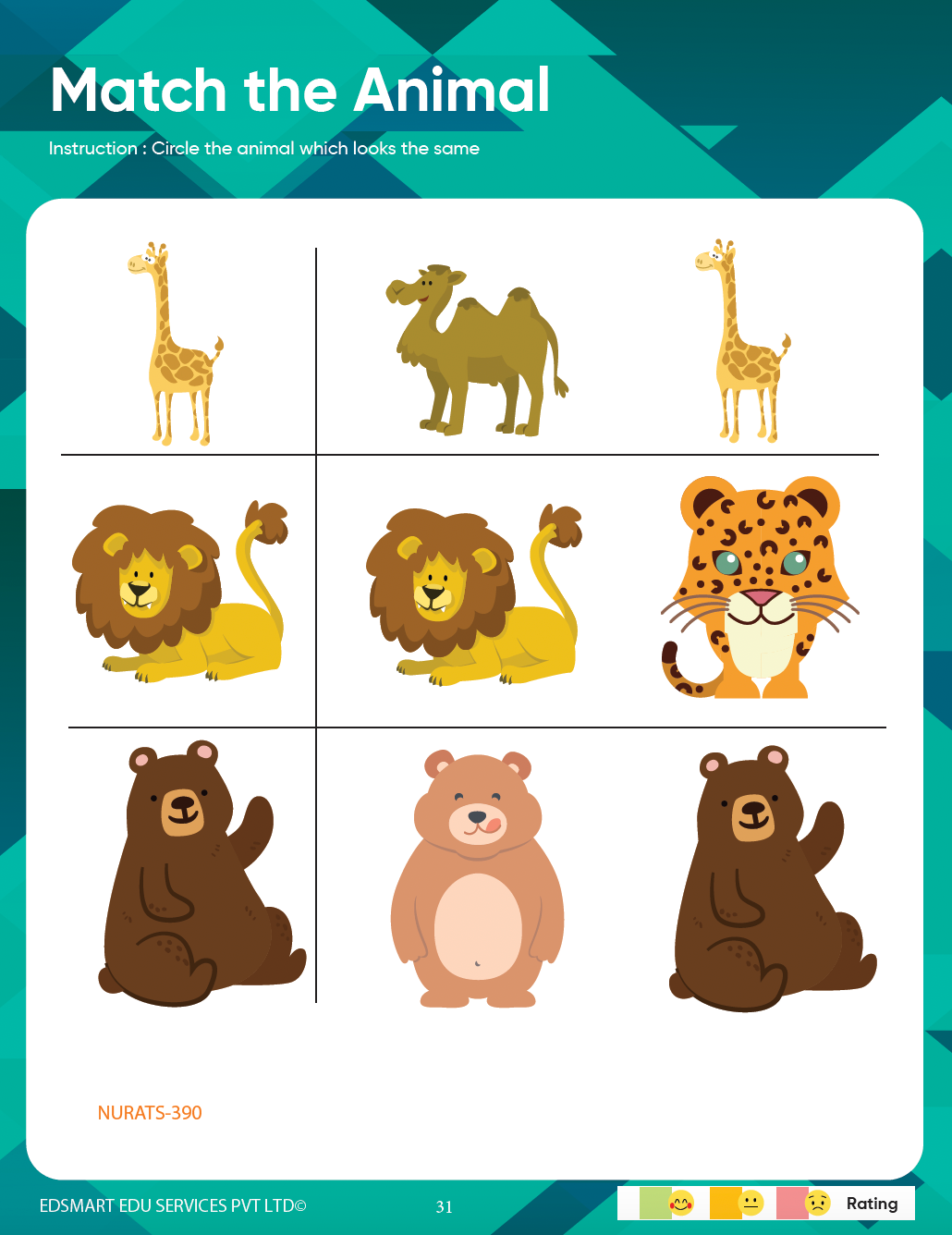 Edsmart Nursery Activity Book 5 for Kids in English | 3 to 5 years old ...