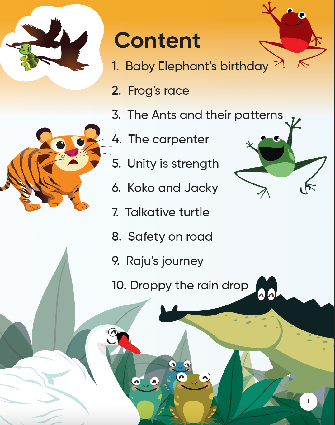 Edsmart Children Story Book 4 for 2-6 years old [32 pages], 10 kids ...