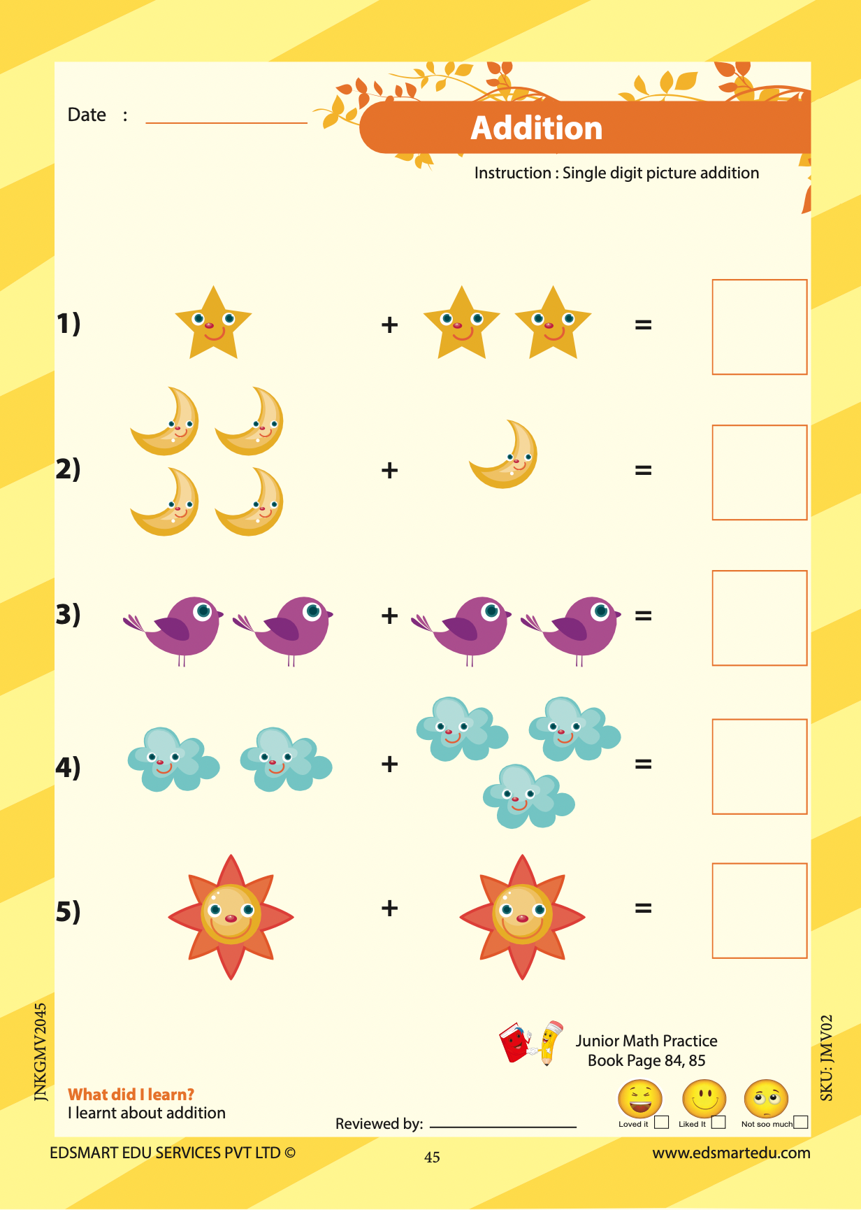 Junior KG Maths Book Set ( Combo of 2 books ) LKG Math Worksheets for ...