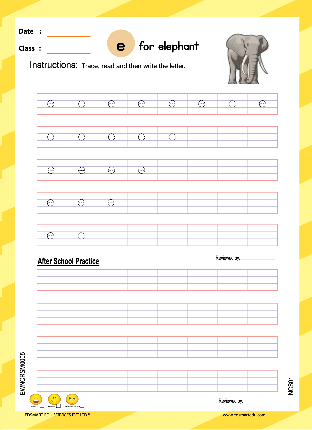 Edsmart English writing book small letters alphabets , 4 line kids ...