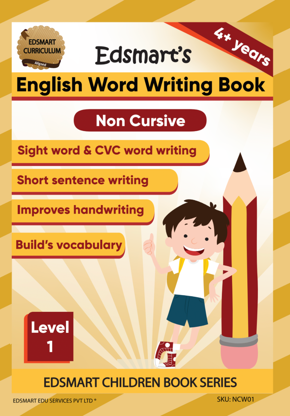 Edsmart English Word Writing Book for Kids of 3-5 years old ...
