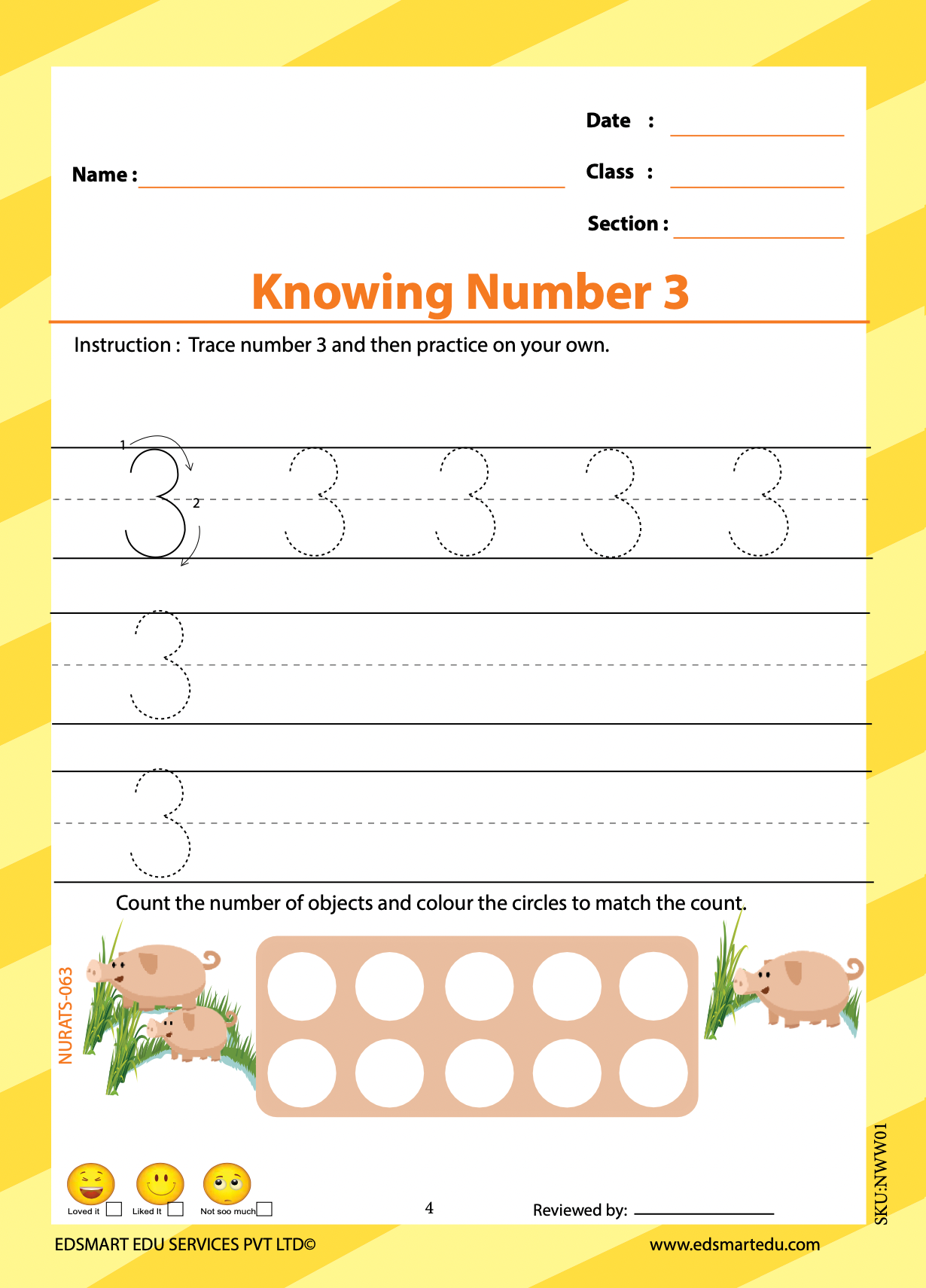 English Alphabet tracing writing copy and Nursery Number writing books ...